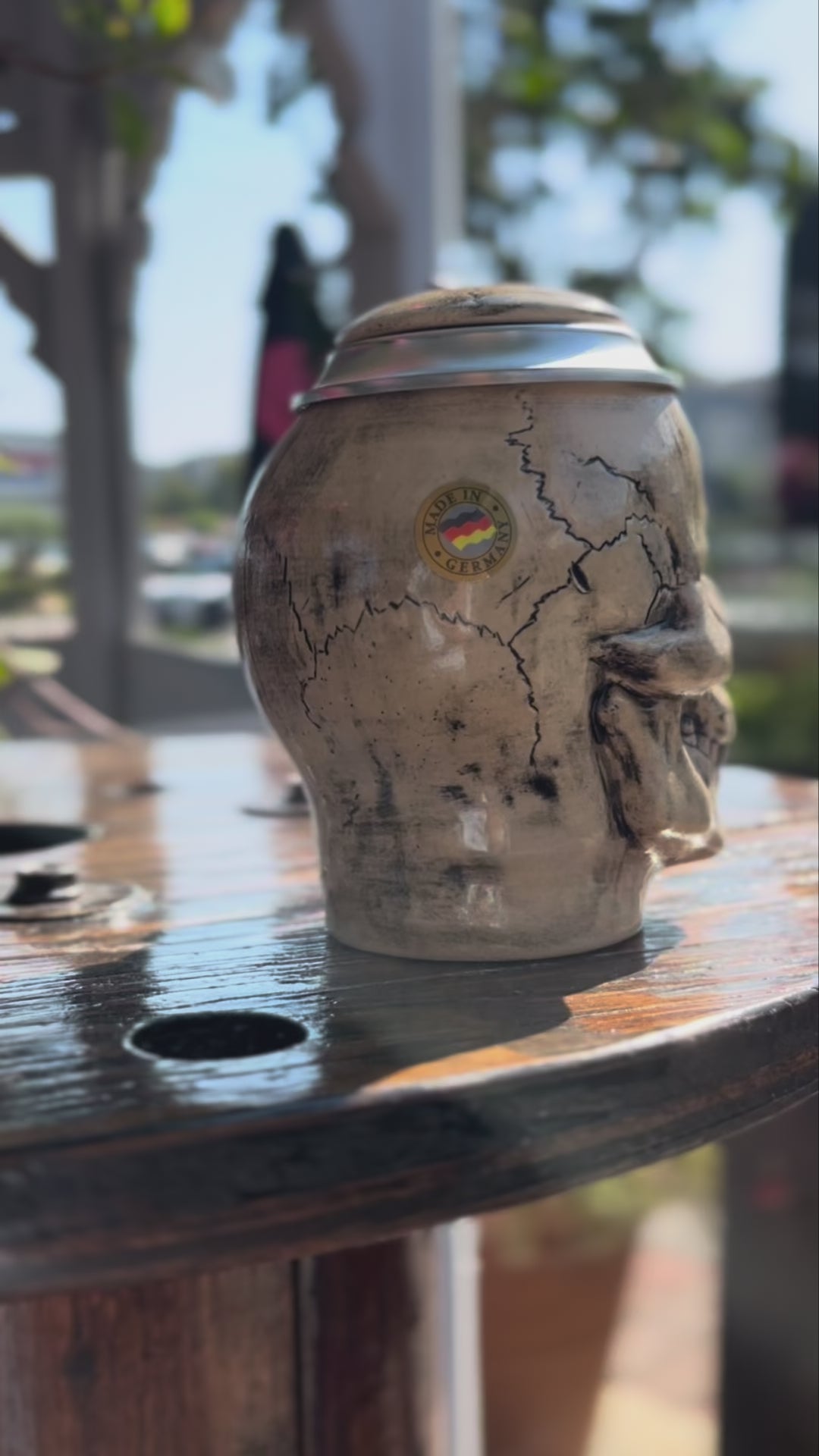 German Skull Stein – Brew to the Bone 🍺☠️ – Simply German USA